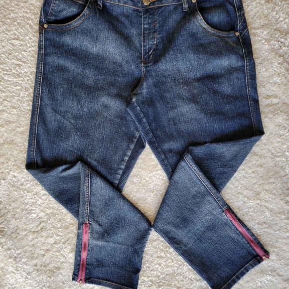 Vintage Harlem | Jeans | Vintage Harlem Denim Jeans With Pink Trim Size ...